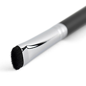 Smudge Makeup Brush Eye Shadow Brush - Short Shader Eyeshadow Smudger Tool, Small Flat Bristles for Blending Eyeliner Smokey Eye, Precision Cut Crease, Outer V, Corner Highlighter, Eyebrow Concealer