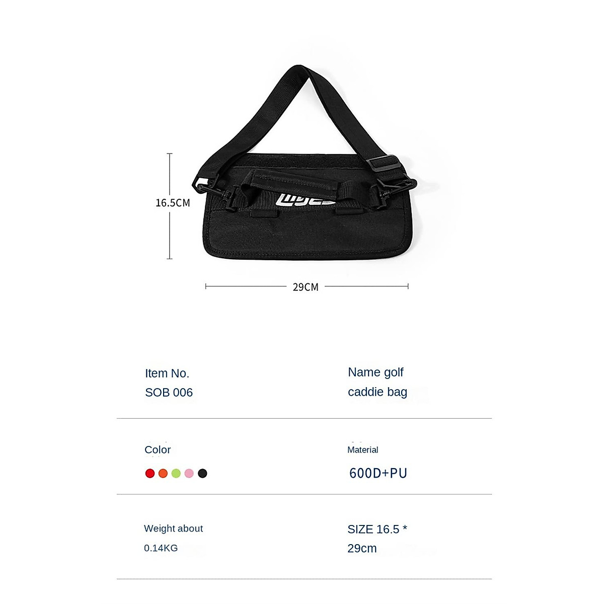 Portable Golf Club Bag Lightweight Travel Carrier Bag Ideal for Golf Course Driving Range Golf Gift Accessories for Men Women (Red)