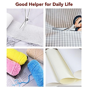 Craft Scissors, Stainless Steel Long Handle Small Scissors Multifunctional Bent Tip Tweezers Shears Professional Handcraft Scissors for Cutting Fabric Paper Photos