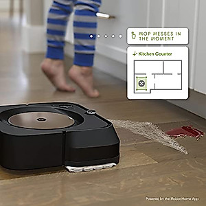 iRobot Braava jet m6 (6012) Ultimate Robot Mop- Wi-Fi Connected, Precision Jet Spray, Smart Mapping, Compatible with Alexa, Ideal for Multiple Rooms, Recharges and Resumes (Renewed)