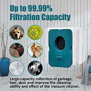 LEWELLRY 6 Pcs VCA-ADB95 Dust Bag Compatible W/Samsung Bespokes Jet Vacuum Bags, Samsung Bespoke Jet Vacuum Dust Bag, Samsung Bespoke Jet Clean Station Dust Bag, Bespoke Jet Cordless Stick Vacuum Bag