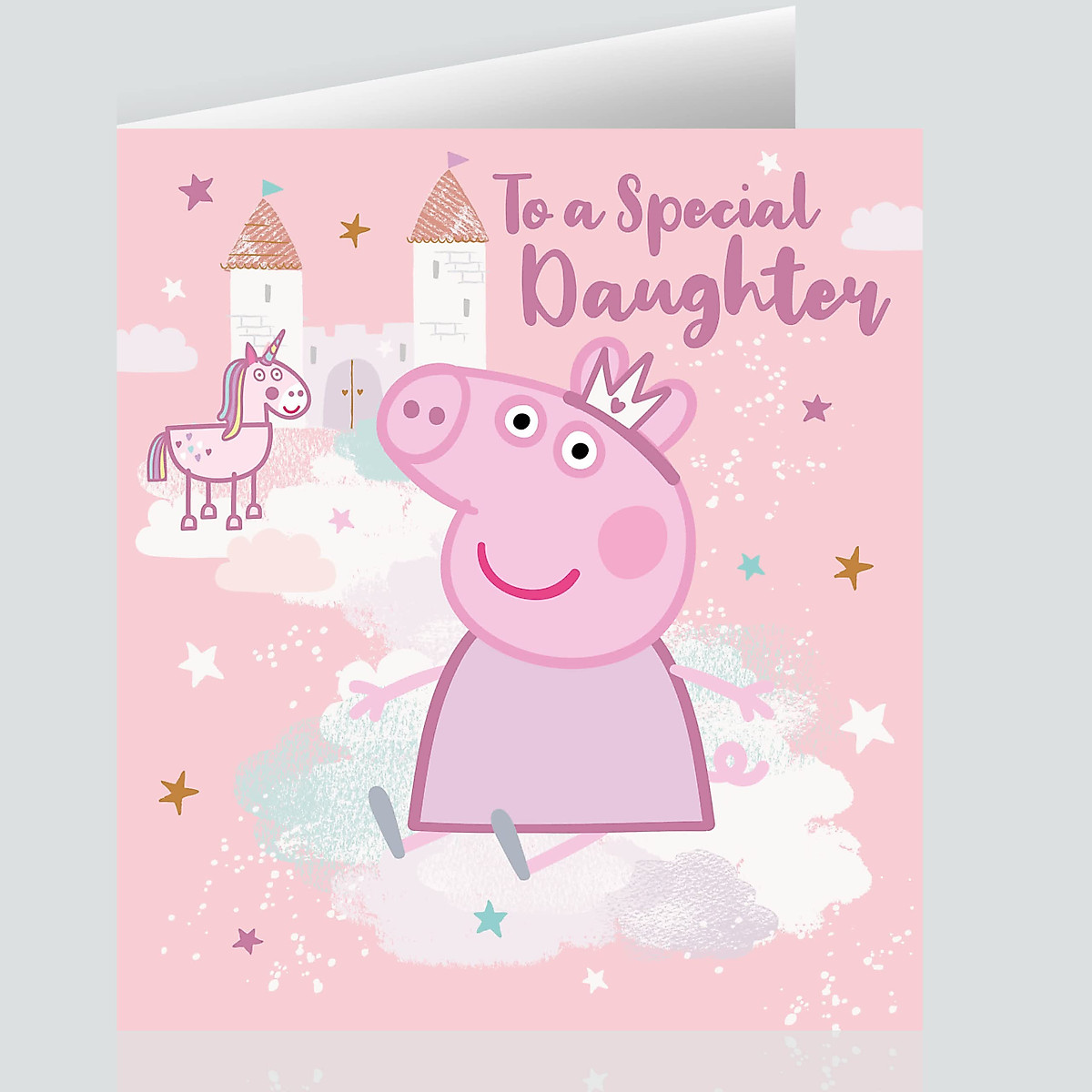 Danilo Promotions LTD Daughter Birthday Card, Peppa Pig Daughter Birthday Card, Daughter Birthday Card Peppa Pig, Happy Birthday Card Daughter