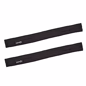 Cosmos Pack of 2 Black Soft Cotton Headset Cover/protector/sleeve for Lg Tone + Hbs-730 Stereo Wireless Bluetooth Headphone