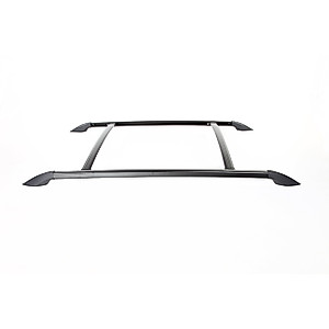 Perrycraft AV4158-B Aventura Black 41" Wide x 58" Long Complete Ready-to-Install, Drill-in Installation Roof Rack Kit - 110 lb. Capacity