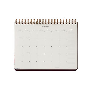 RIFLE PAPER CO. 2024 Blossom 12-Month Top Spiral Planner - Monthly and Weekly Dated Planner, Sturdy Double Spiral Top, Space for Monthly Notes and Weekly To Do List