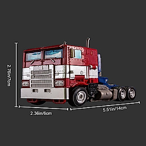 Rvtkak Kids Transforming Car Robot Toys, Manual Alloy Transforming Model Car Toys, Movie Fans Collection Birthday Gift (A1)