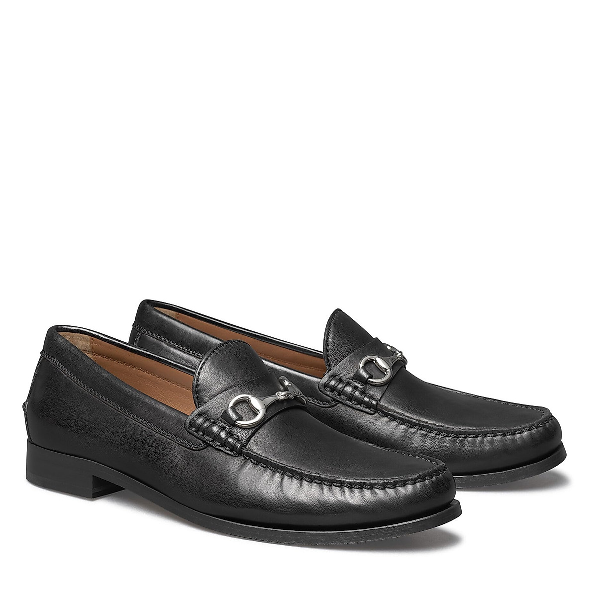 Johnston & Murphy Men's Baldwin Bit Black Sheepskin 12 M US