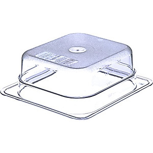 Carlisle FoodService Products 3068307 Plastic Food Pan, 1/6 Size, 2.5 Inches Deep, Clear