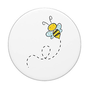 Cute Bumble Bee Cartoon PopSockets Swappable PopGrip
