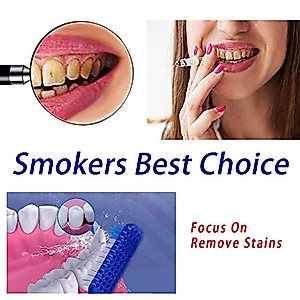 DR PERFECT Toothbrushes for Smoker’s Firm Toothbrush Super Hard Bristles for Teeth Whitening
