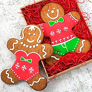 Gingerbread Man Cookie Cutters Set, Christmas Cookie Cutters Shapes, Stainless Steel Christmas Cookie Cutters, Fruit Vegetable Sandwich Cutter, Food Decoration Baking Tools & Accessories