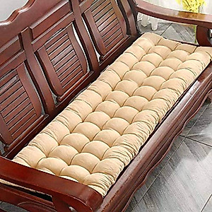 KRIDDR Thick Indoor Bench Cushion 2/3 Seater Rectangular Garden Chair Cushions Home Furniture Wooden Sofa Seat Cushion