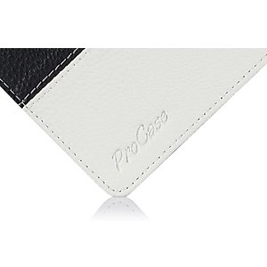ProCase for Microsoft Surface 3 Case - Premium Folio Cover for Microsoft Surface 3 (10.8")(2015 Release), Built-in Stand with Multiple Viewing Angles, Exclusive for Surface 3 10.8 inch (White/Black)