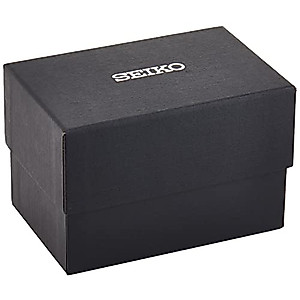 SEIKO Men's 5 Sports Stainless Steel Automatic Watch with Nylon Strap, Black, 22 (Model: SRPE69)