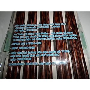 Truong Son set of 10 pair Vietnamese coconut wood chopsticks total of 20 peices