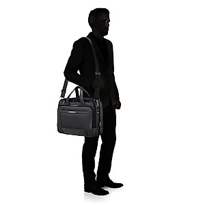 SAMSONITE LAPT.BAILHANDLE 15.6" EXP (BLACK) -PRO-DLX 5 Hand Luggage, 30.5 cm, Black