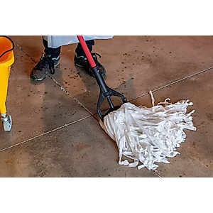 KLEEN HANDLER Disposable Industrial Mop Head Replacement, Non-Woven Cut End Floor Cleaning Wet Mop Head Refill (Pack of 12)