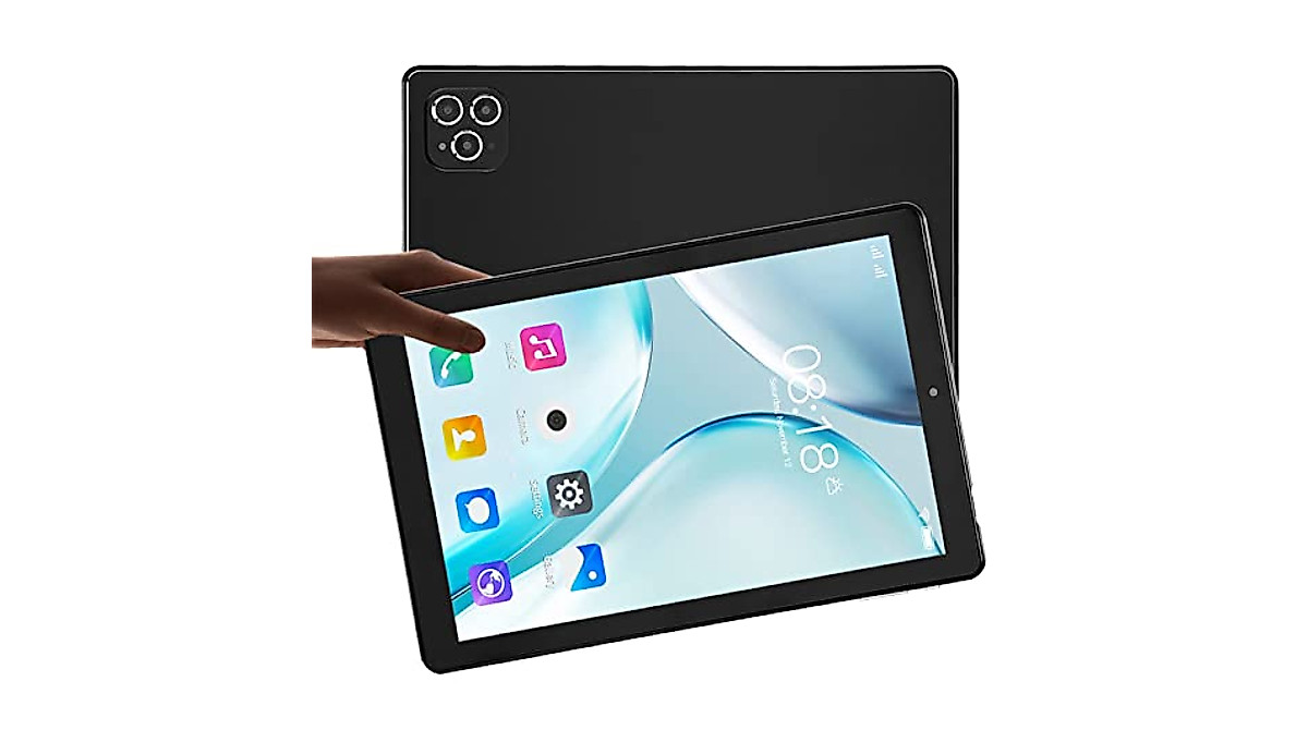 Airshi Office Tablet 10.1-Inch Dual Camera & 2 Card Slots - Black