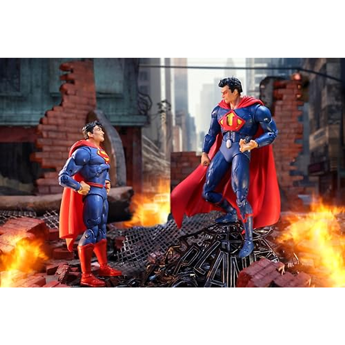 McFarlane Toys - DC Multiverse Superman vs Superman of Earth-3 with Atomica 7in Figure 2pk