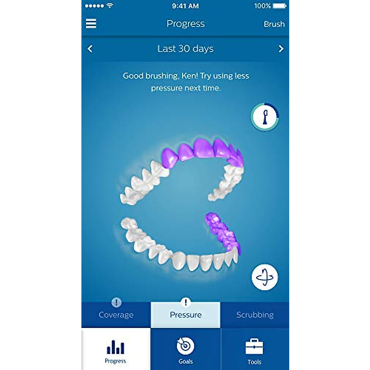 Philips Sonicare DiamondClean Smart 9700 Rechargeable Electric Power Toothbrush, Lunar Blue, HX9957/51