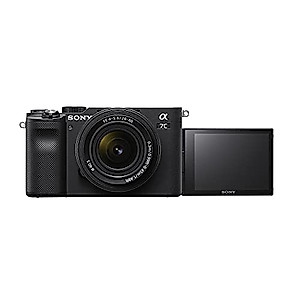 Sony Alpha a7C Full-Frame Compact Mirrorless Camera (Black) Bundle with FE 28-60mm f/4-5.6 and 50mm f/1.8 Lens (5 Items)