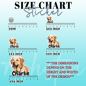 Personalized Pets Photo Sticker Custom Your Own Pet Dog Cat Photo Text Name Images Customized Vinyl KissCut Sticker Water-Resistant Laptop Phone Guitar Water Bottle Bumper Stickers Decals Gifts Idea