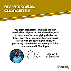 Wahl Beard, Mustache, & Hair Styling Comb for Men's Grooming - Handcrafted & Hand Cut with Cellulose Acetate - Smooth, Rounded Tapered Teeth - Model 3328