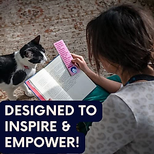 36-Pack of Feminist Leaders Paper Bookmarks. Perfect for Women, Girls and Feminists. These Cool, Cute, & Fun Book Marks Have Inspirational, Motivational Quotes by Ruth Bader Ginsburg, VP Harris, etc.