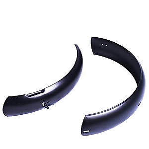 ZEWEZ Bike Fender, Bicycle Fender 20inch Bicycle Mudguard E-Bike Electric 20x4.0 tire Folding Bike Fender Iron Sturdy Durable Mud Guard Suit (Color : 1 Suit Fender)