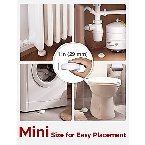 X-Sense Wi-Fi Water Leak Detector, Smart Water Sensor Alarm, Water Detector Alarm with 1700 ft Transmission Range for Kitchens, Basements, Bathrooms, 3 Water Detectors & 1 Base Station, Model SWS54