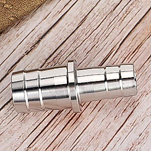 Aquarium Hose Adapter, Stainless Steel Fish Tank Water Pipe Adapter Converter Aquarium Tubing Pipe Connector Hose Joint Fittings(12mm to 16mm)