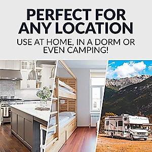 HomeCraft HCDB15BK Portable Countertop Double Burner Hot Plate Electric Cooktop 1500-Watts, Adjustable Temperature Control, Black