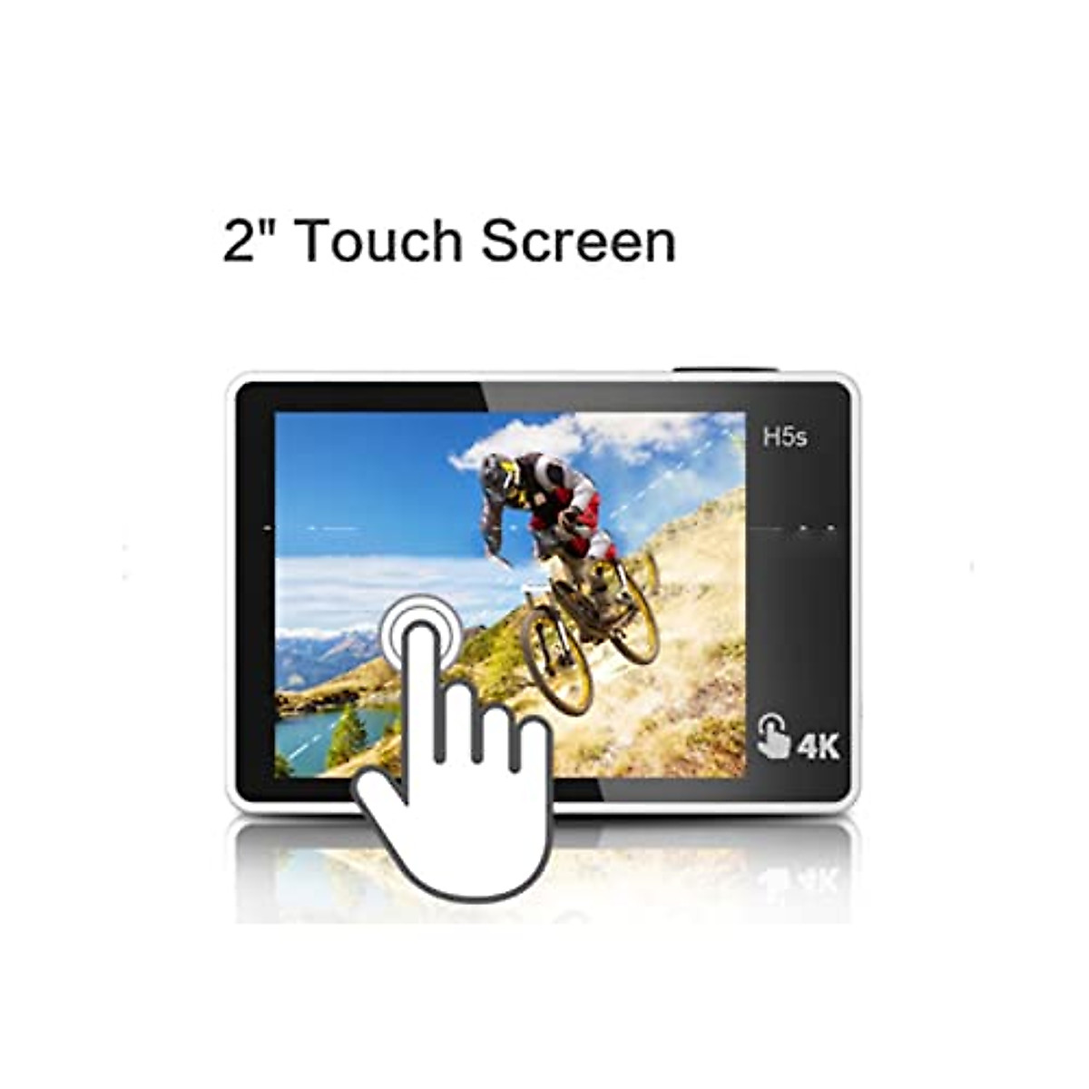 KOVOSCJ Sports Action Camera EIS New 4K Waterproof Sports Camera Outdoor Diving Aerial Camera DV for Vlog Recording