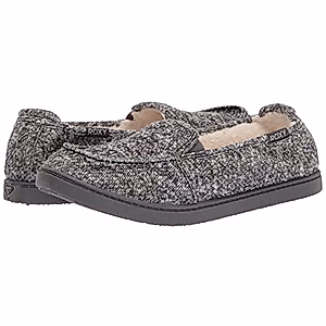 Roxy womens Minnow Faux Fur Slip on Shoe Sneaker, Black 214, 7.5 US