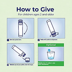 Boiron AllergyCalm Kids Pellets for Relief from Allergy and Hay Fever Symptoms of Sneezing, Runny Nose, and Itchy Eyes or Throat - 240 Count