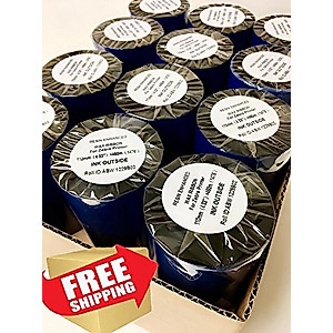 AVG Packaging Supplies 24-Rolls of Brand Name Compatible Thermal Transfer Printer Ribbon 4.33" x 1476'/110mm x 450m Black Standard Resin-Enhanced Wax Ribbons. Free and Same Day Shipping.