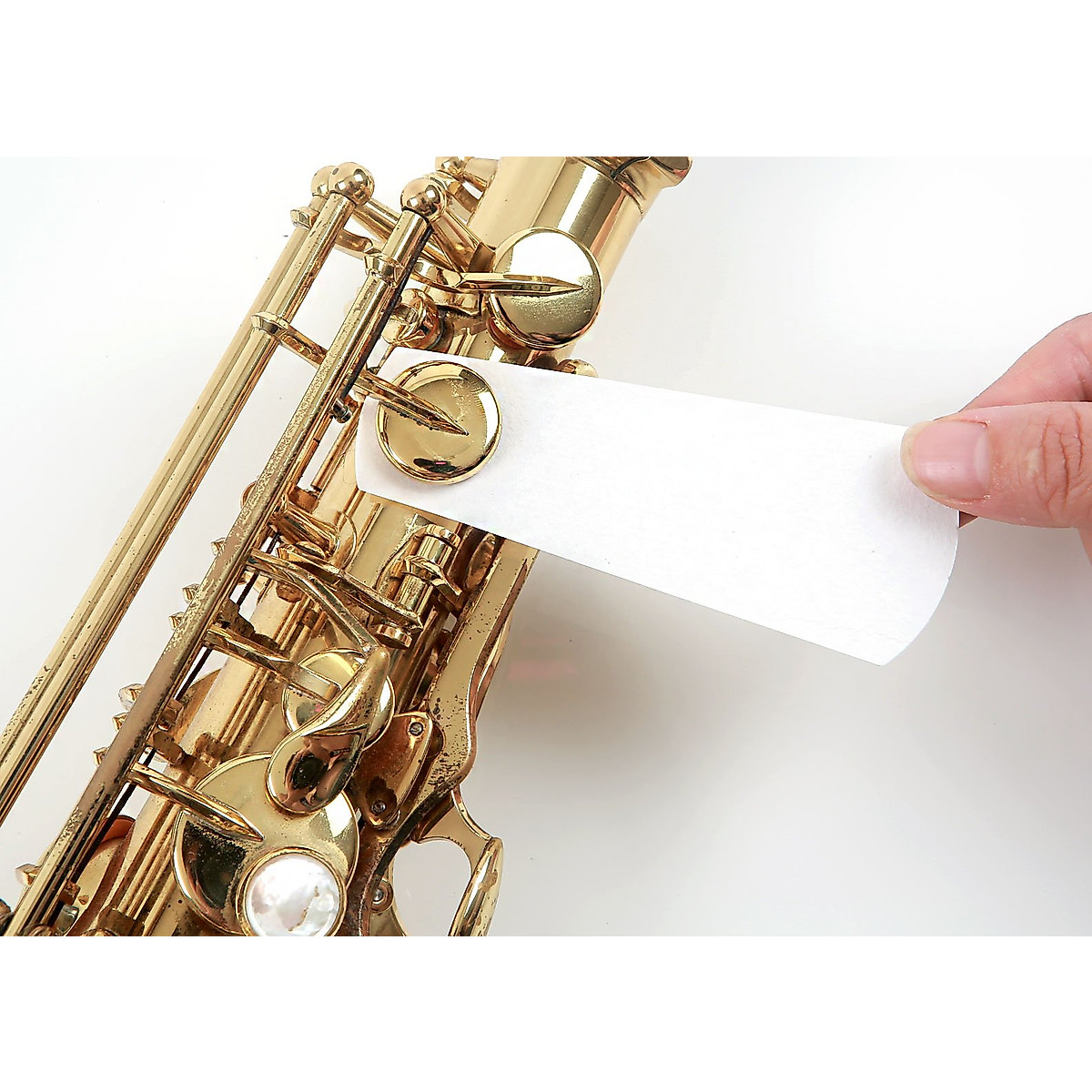 Woodwind Mouthpiece Pad Cleaning Paper 80 sheets - Great solution for sticky pads (Cleaning Paper 80 sheets)