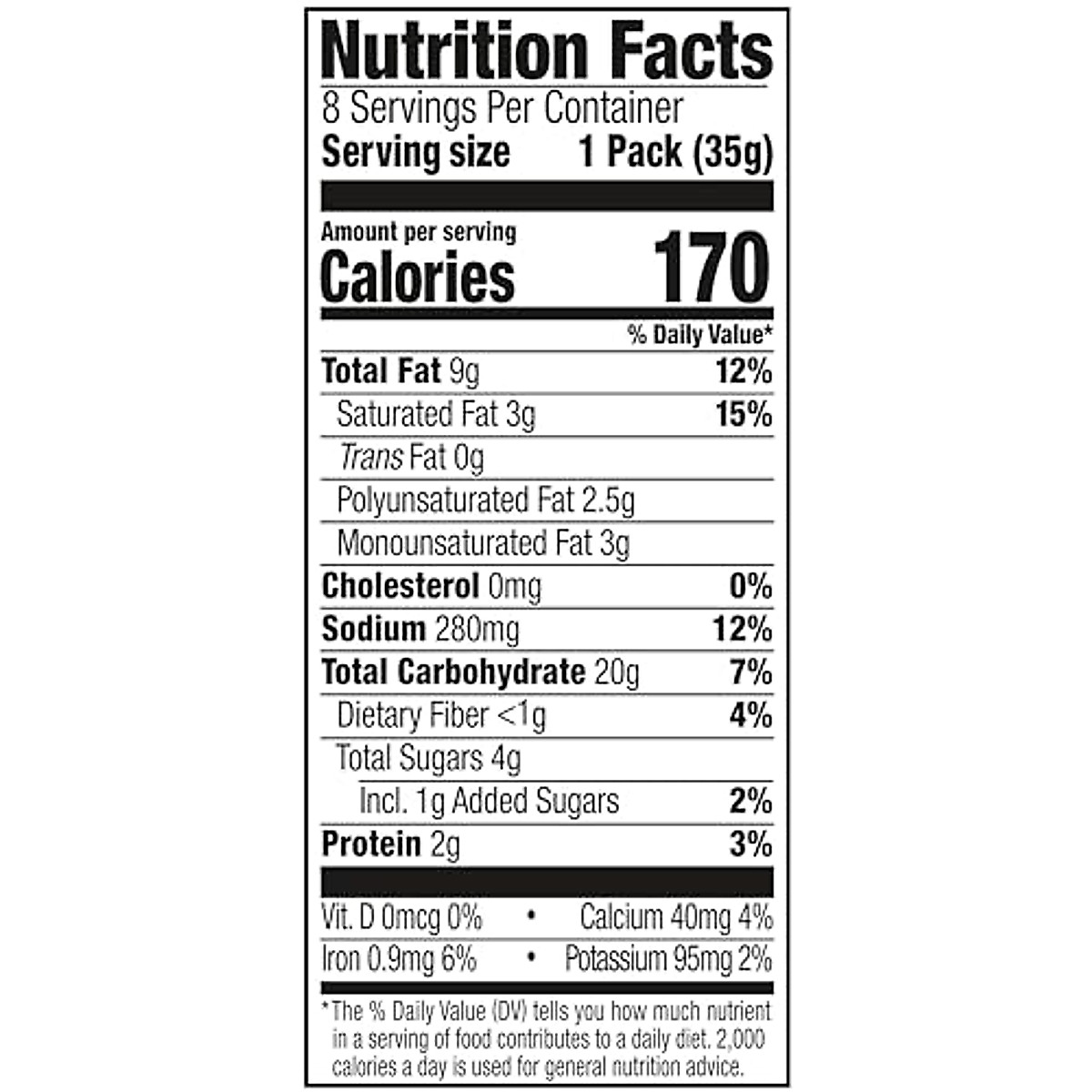 Lance Sandwich Crackers, Toasty Cheddar, 8 Individually Wrapped Packs, 6 Sandwiches Each