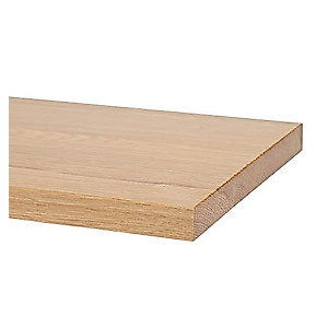 Edge Supply White Oak 2" x 25' Roll Preglued, Wood Veneer Edge Banding, Iron on with Hot Melt Adhesive, Flexible Wood Tape Sanded to Perfection. Easy Application Wood Edging. Made in USA