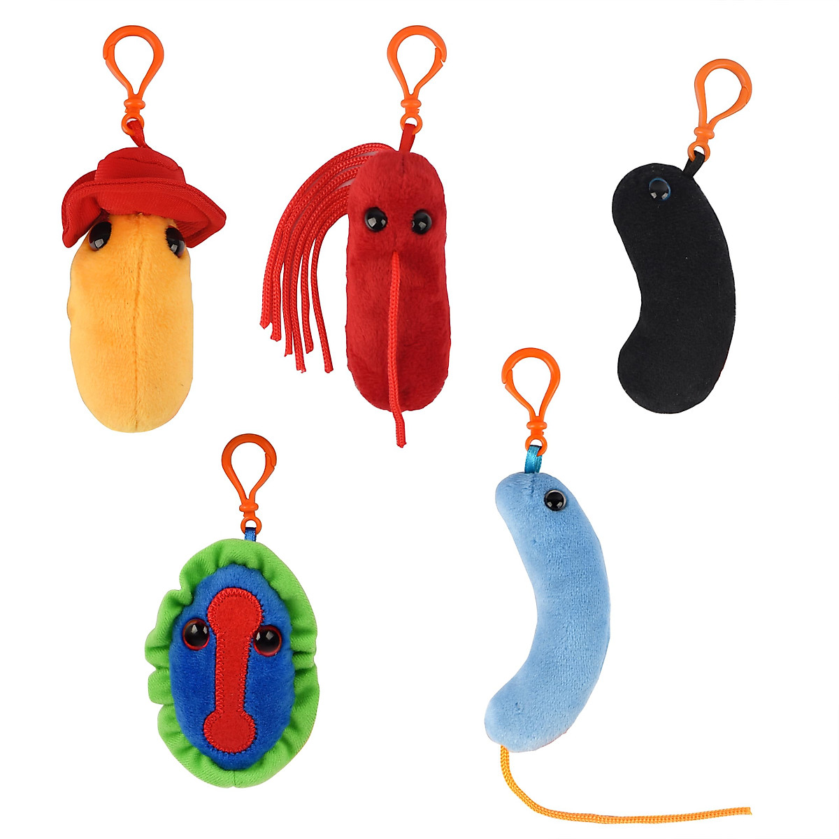 GIANTmicrobes Plagues from History Gift Box - Learn about Plagues and Pandemics with this 5-piece box set of plush microbes. Unique Educational Gift for Friends, Family, Scientists, Students, Healthcare workers and History Buffs