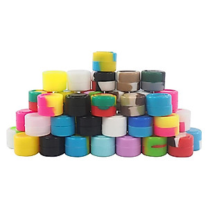 Vitakiwi 2ML Wax Silicone Containers Concentrate Jars Non-stick (30)