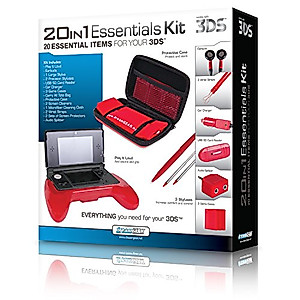 dreamGEAR Nintendo 3DS 20-in-1 Essentials Kit (red)