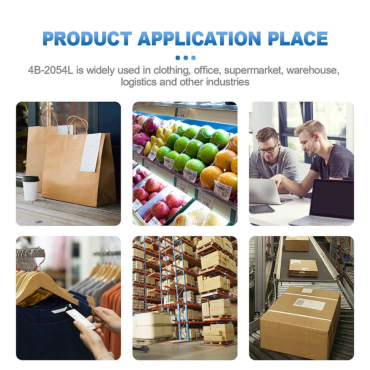 Micmi Shipping Label Printer, Thermal Support Amazon Ebay PayPal Etsy Shopify Shipstation Stamps.com Ups USPS FedEx DHL Support Windows, Roll & Fanfold Thermal Direct Label for Printer 4x6 inch