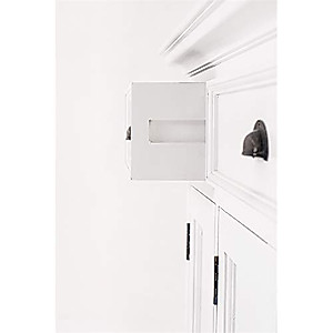 NovaSolo Halifax Mahogany Wood Buffet with 4 Doors 3 Drawers in White