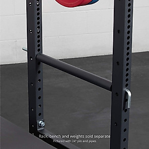 Titan Fitness 36 in. Pin and Pipe Safeties for T-3 and X-3 Series Bolt-Down Power Racks