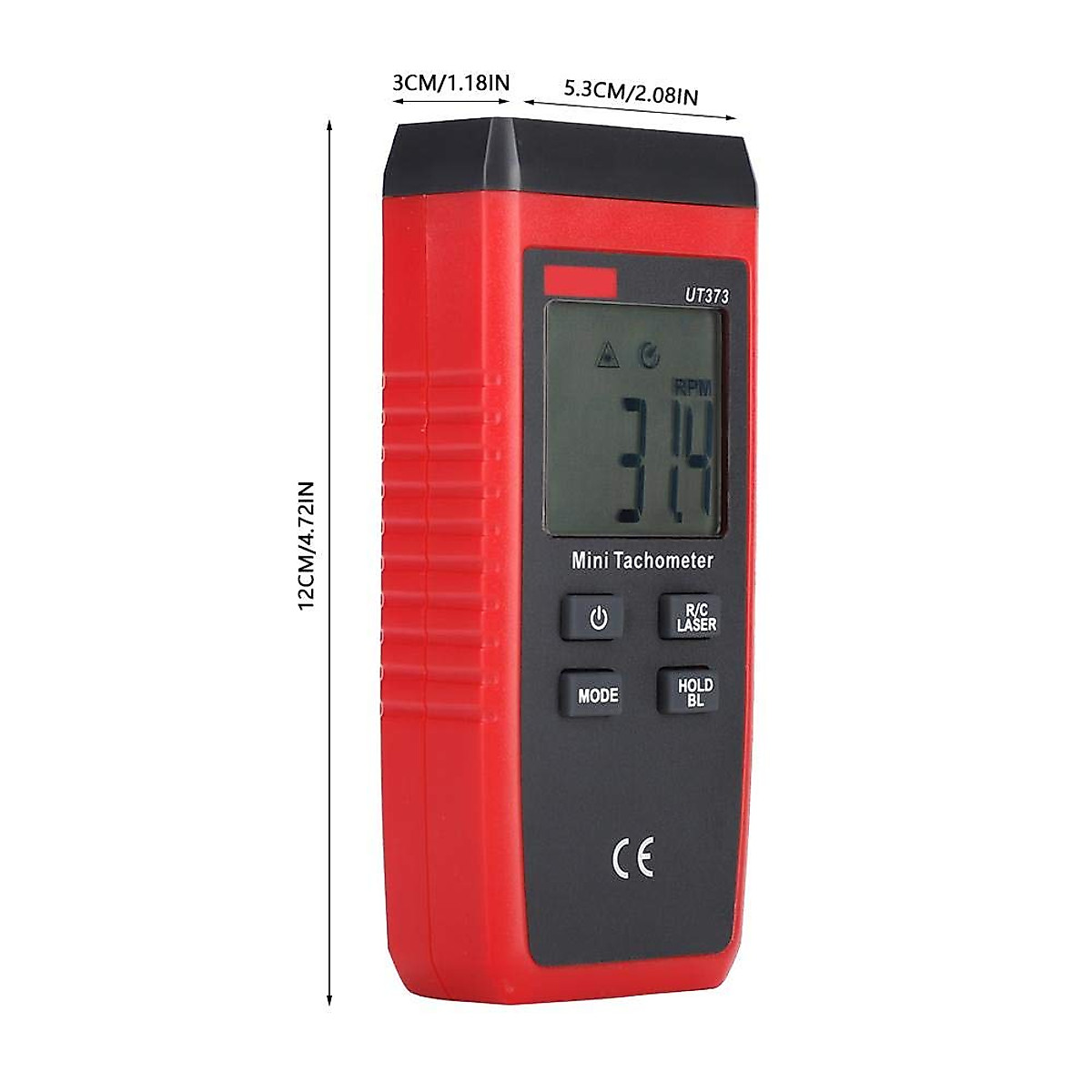 UT373 Mini Non- Digital LCD Tachometer RPM Tach Speed Meter
