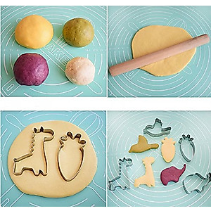 WOBATOY Giraffe Mother and Baby Biscuit Cookie Cutters - Stainless Steel