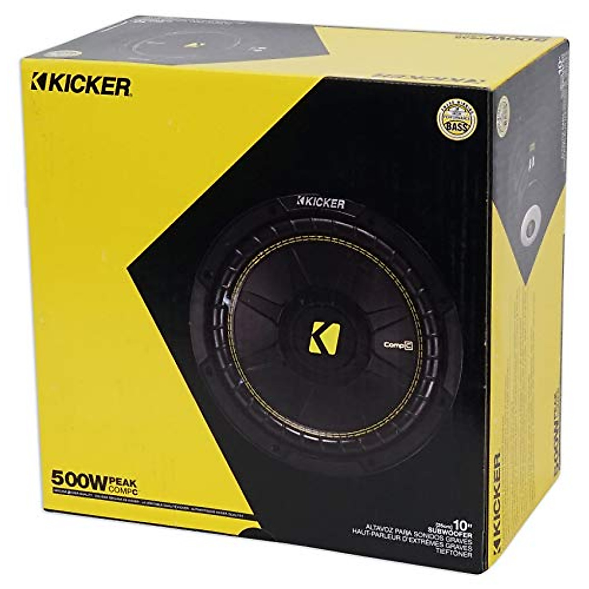 Kicker Subwoofer Package (2) 44CWCD104 Comp C Car Audio Dual 4 Ohm 10" Sub CWCS10 Pair