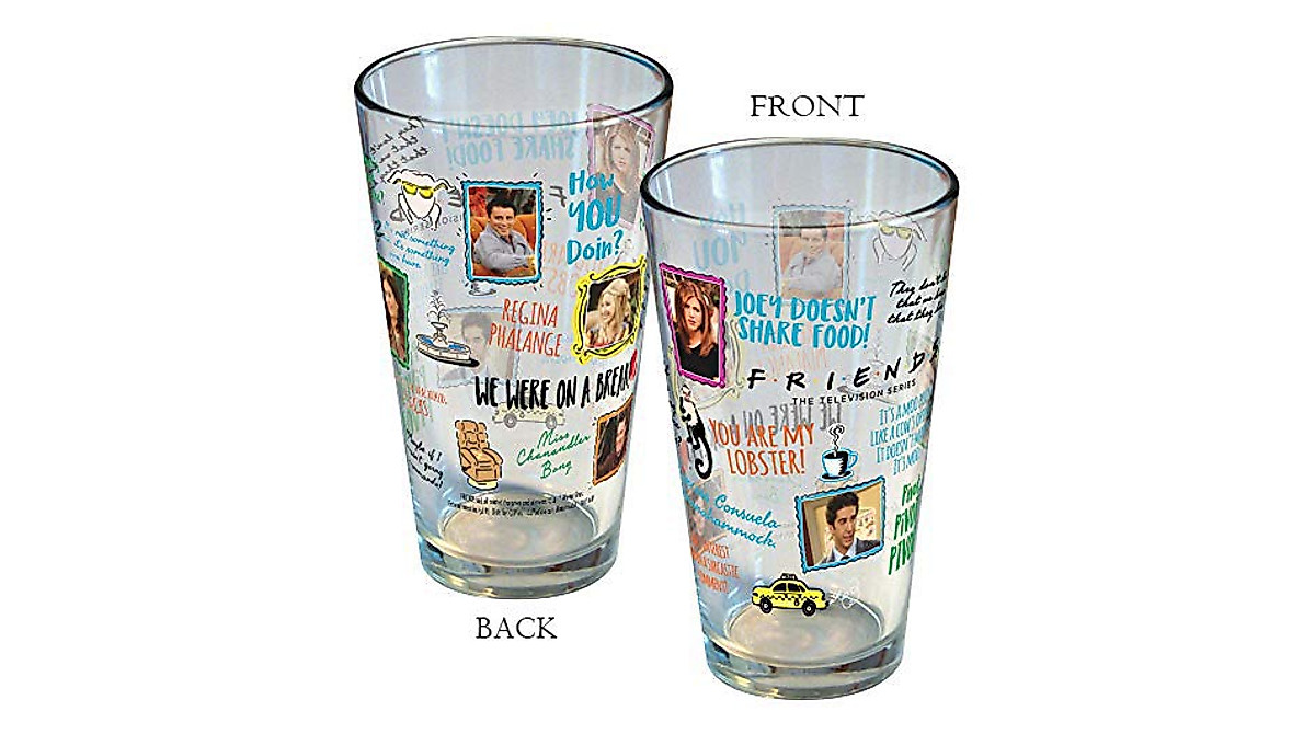 Friends Classic Quotes Pint Glass - Perfect Gift