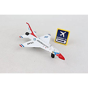 Daron Worldwide Trading Runway24 F-16 Thunderbird No Runway Vehicle